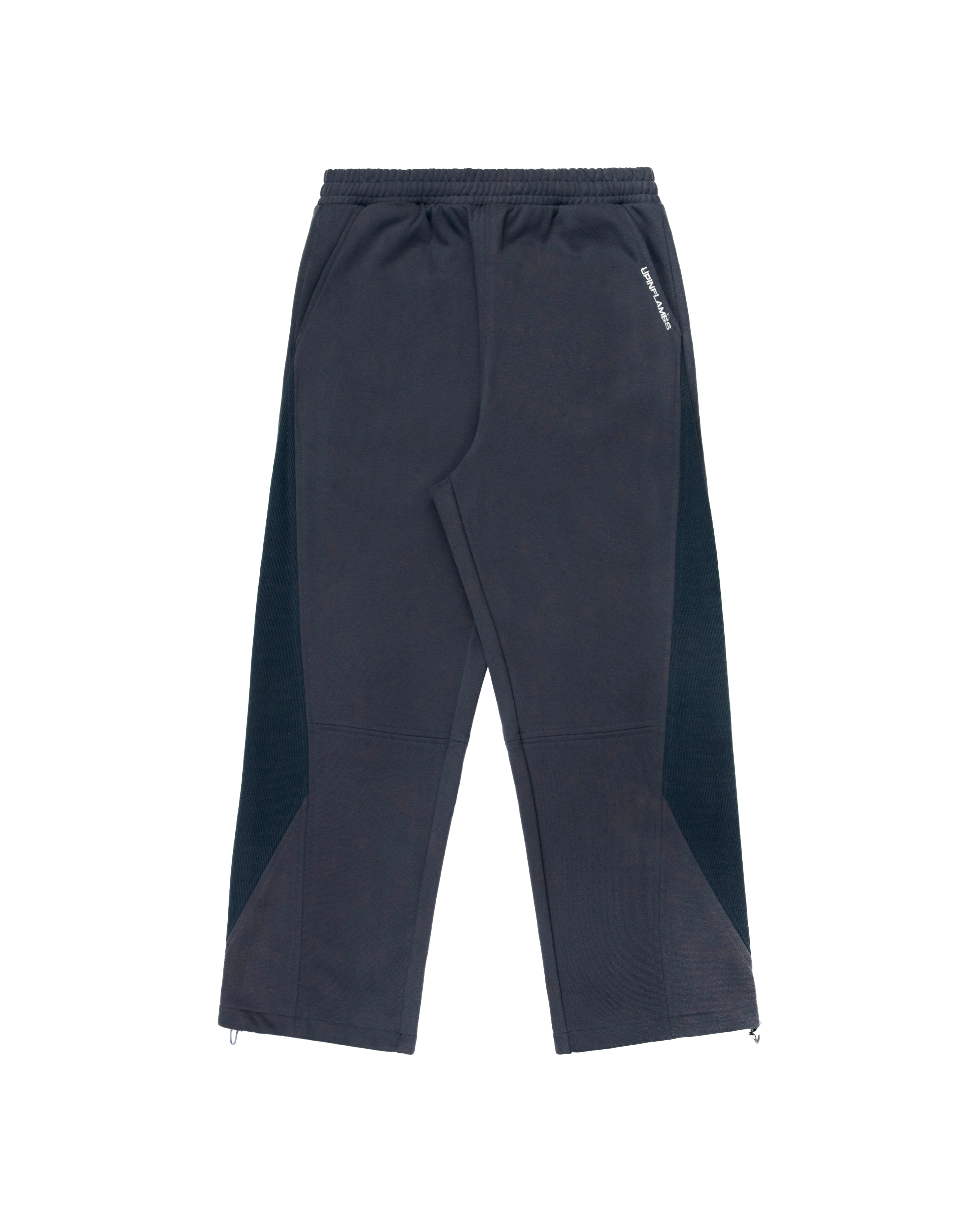 Ribbed Panel Joggers - Navy – Up In Flames